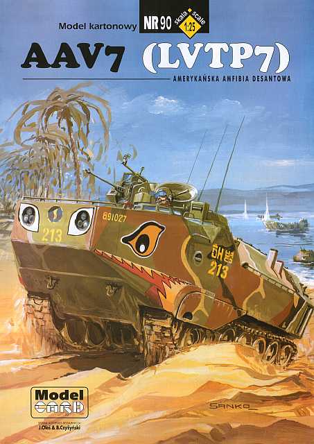 Model karty č. 90 AAV7 (LVTP7) za 406.00CZK - Allegro