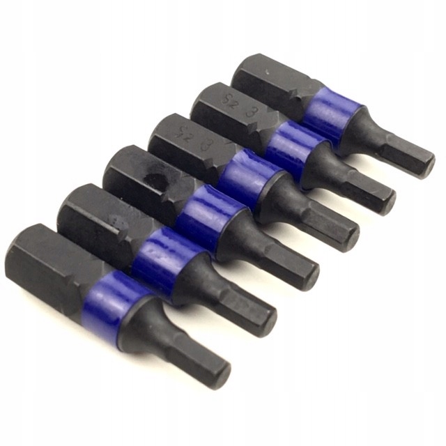 Bity hex Volkers h3x25mm 6 sztuk • Opinie - Allegro