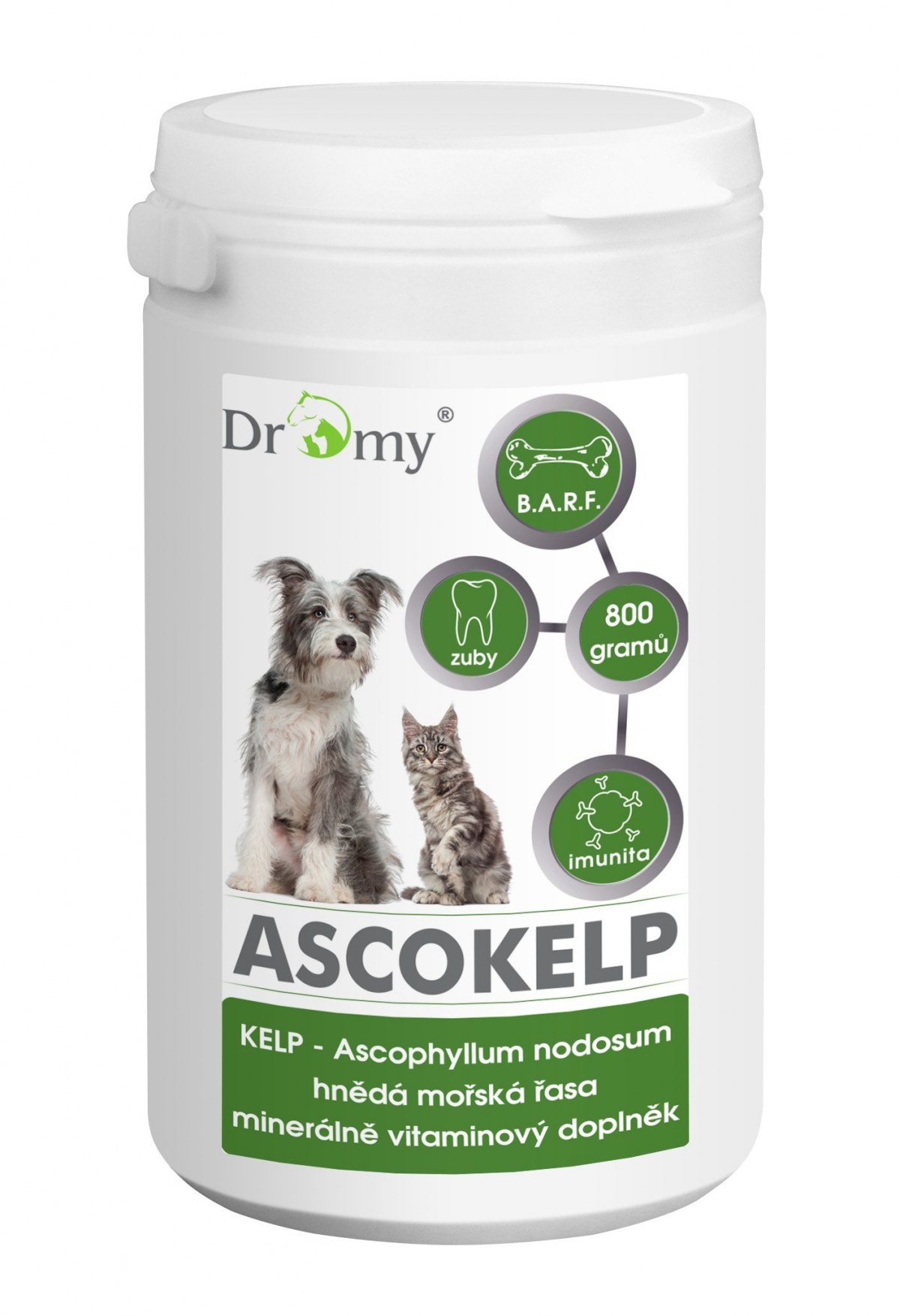 DROMY ASCOKELP 200 g algi brunatne dla psów BARF (8594167540445) • Cena ...