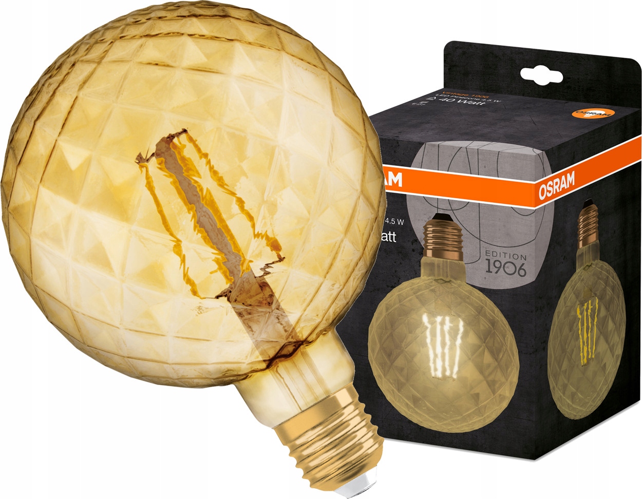 Żarówka LED Filament 4,5W Ozdobna OSRAM Vintage (4058075092037) • Cena ...
