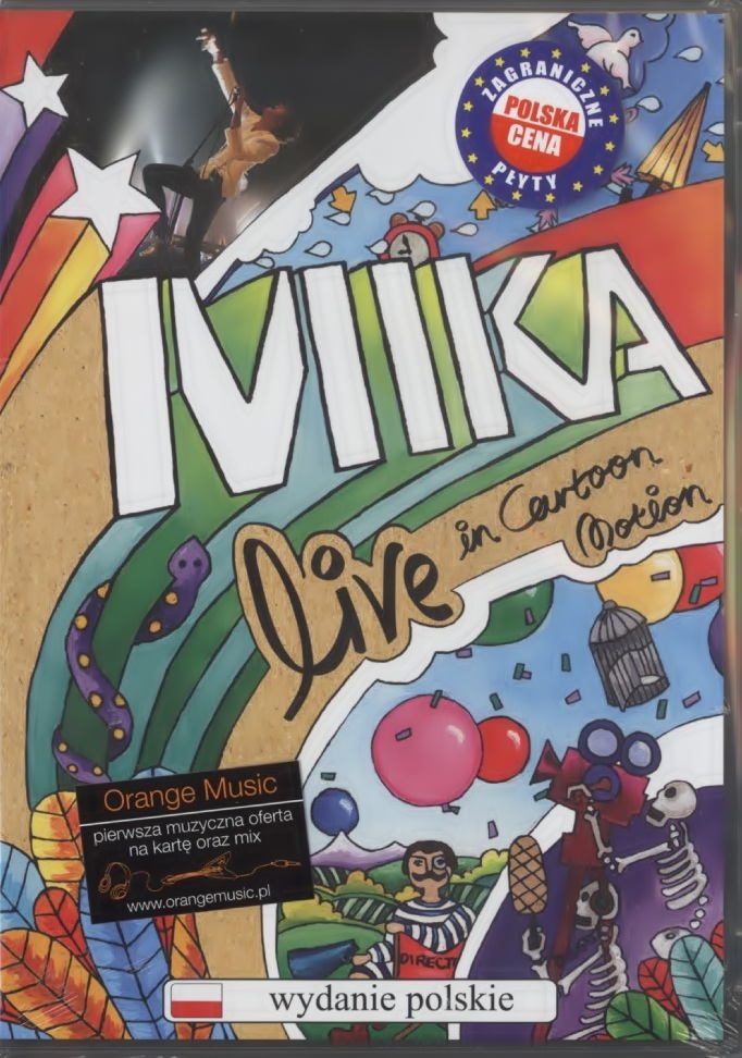 MIKA live in cartoon motion (DVD) 13185120754 - Sklepy, Opinie, Ceny w ...