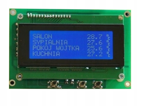 Termometr panelowy 8 kanałowy LCD DS18B20 czujnik - Sklep, Opinie, Cena ... Termometr panelowy 8 kanałowy LCD DS18B20 czujnik - Sklep, Opinie, Cena ...