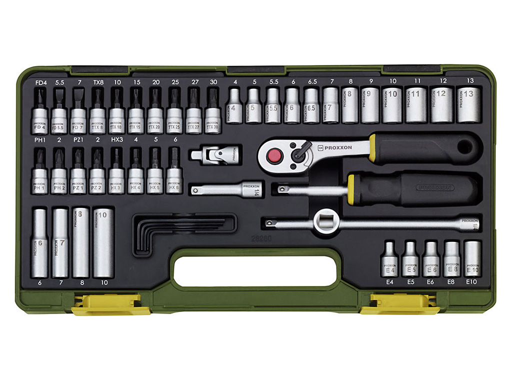 PROXXON 23280 Zestaw kluczy nasadowych 1/4'' 4006274232808 za 395.00PLN ... PROXXON 23280 Zestaw kluczy nasadowych 1/4'' 4006274232808 za 395.00PLN ...