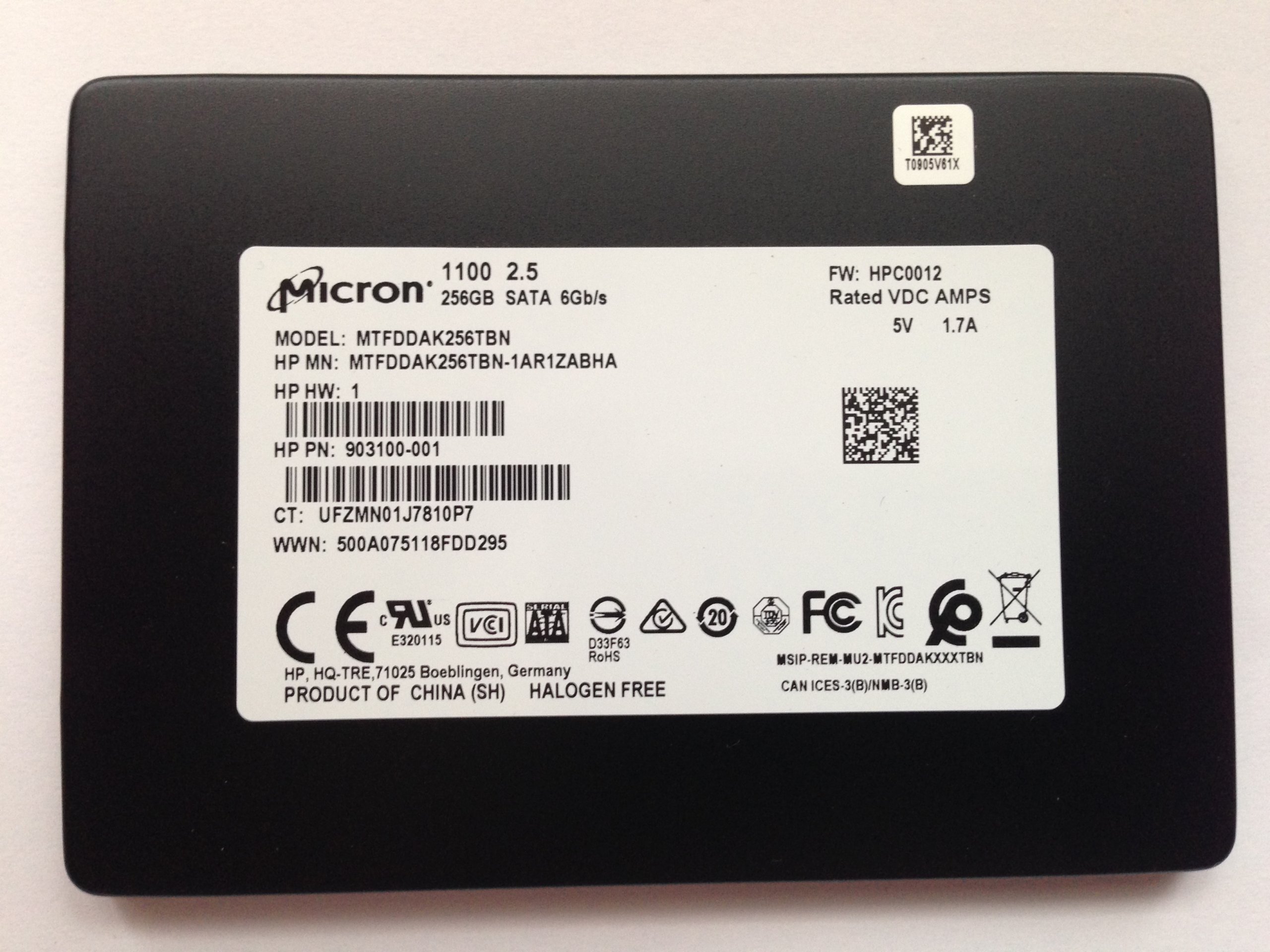 SSD MICRON 1100 2.5 256GB SATA3 MTFDDAK256TBN - 7740183663 - oficjalne ...