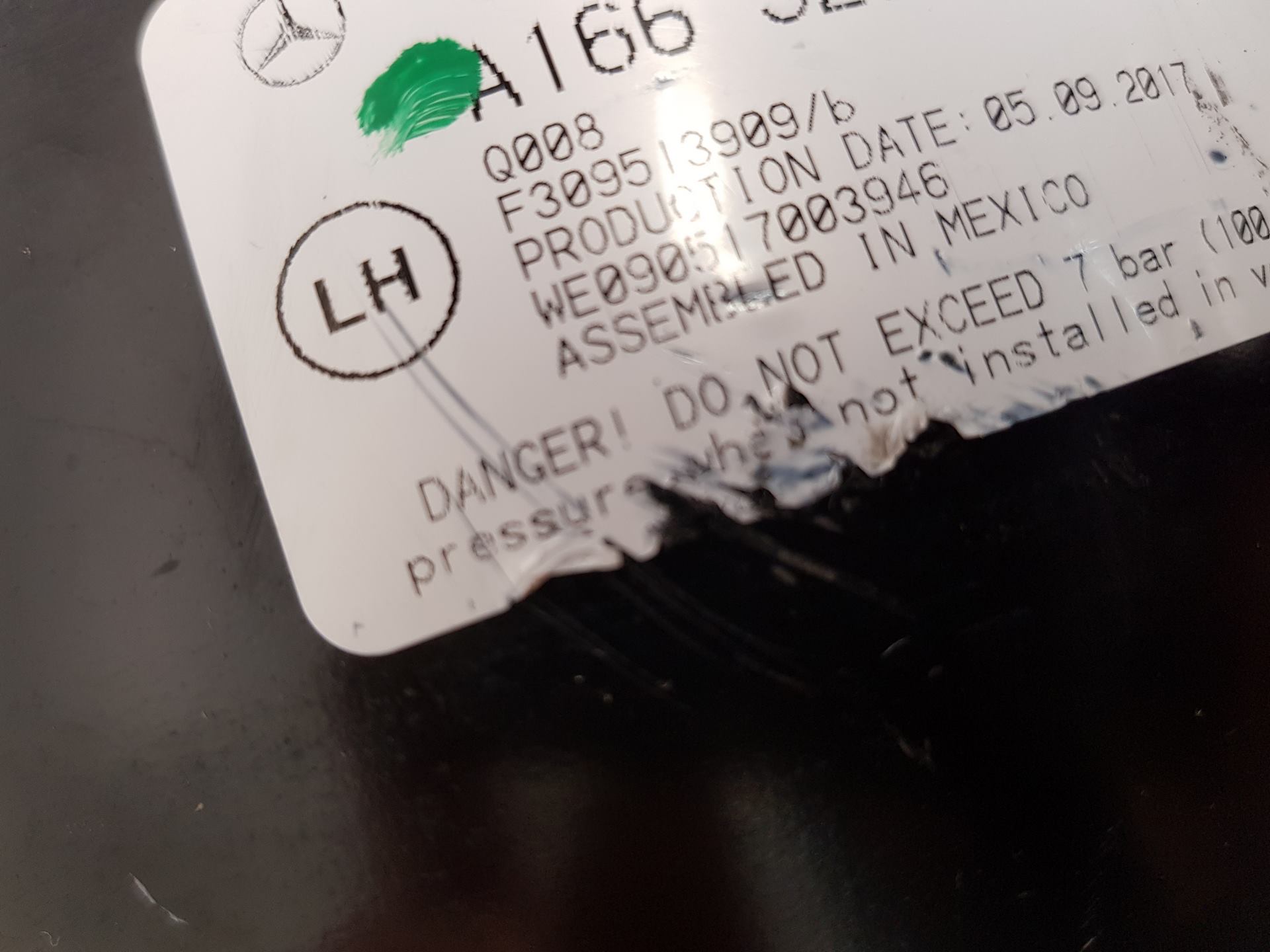 MERCEDES W166 AMORTYZATOR A1663205266 A1663205166 - 7248639751 ...