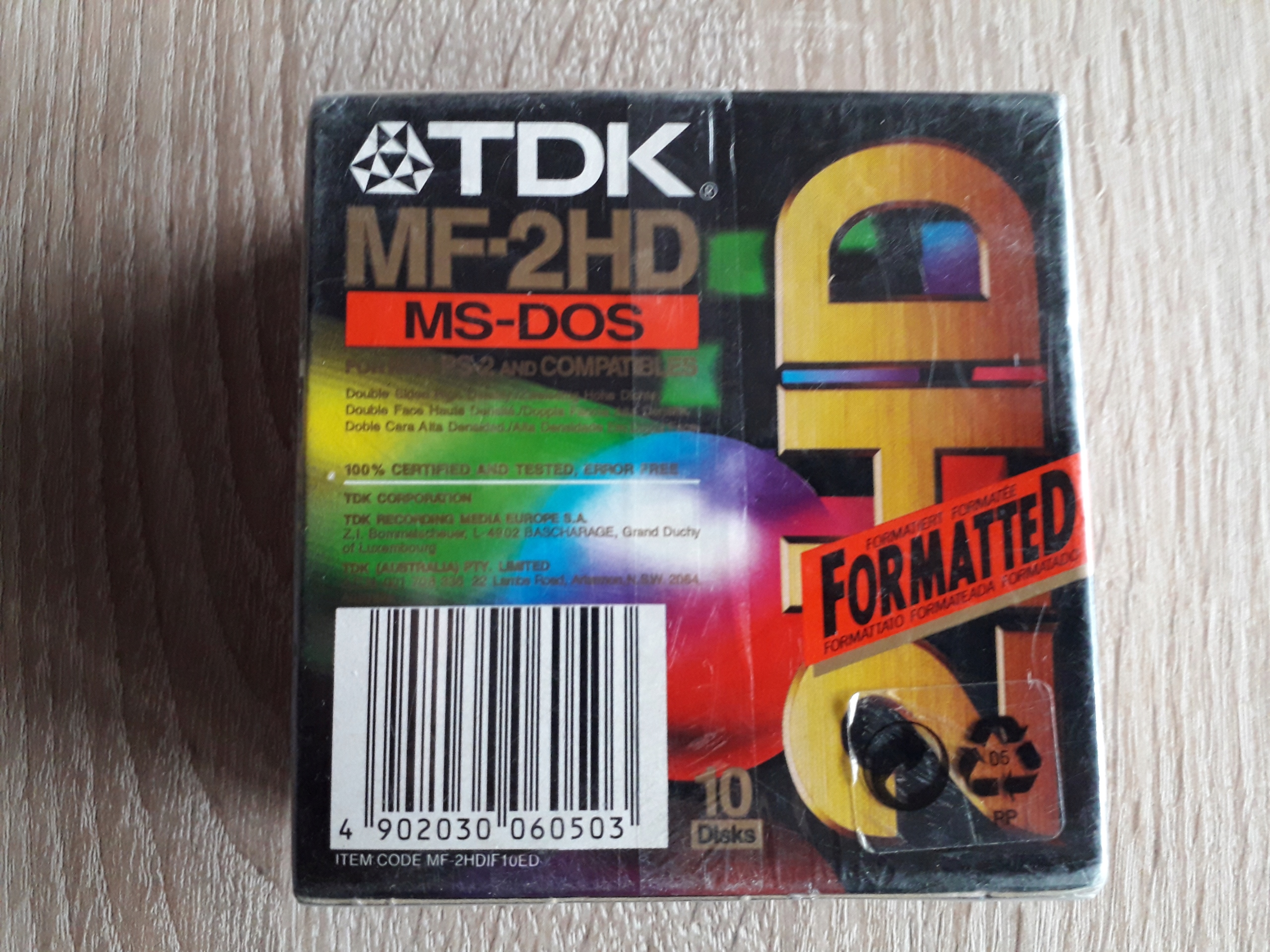 Dyskietki TDK MF 2HD 3.5" 1.44 MB folia - 7659539717 - oficjalne archiwum allegro