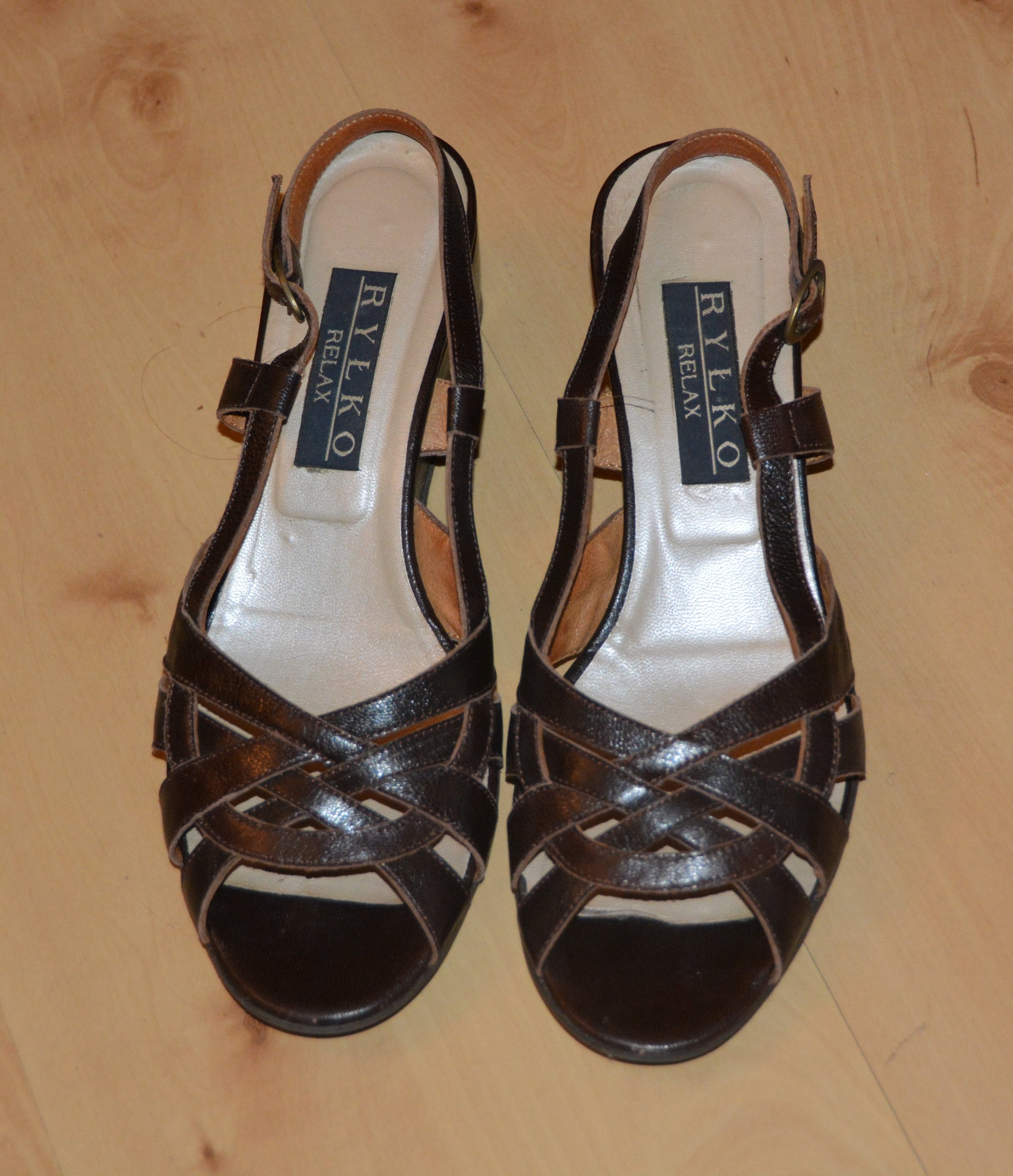 Buty półbuty sandały RYŁKO RELAX skóra 100 % 40 - 7191491834 ...