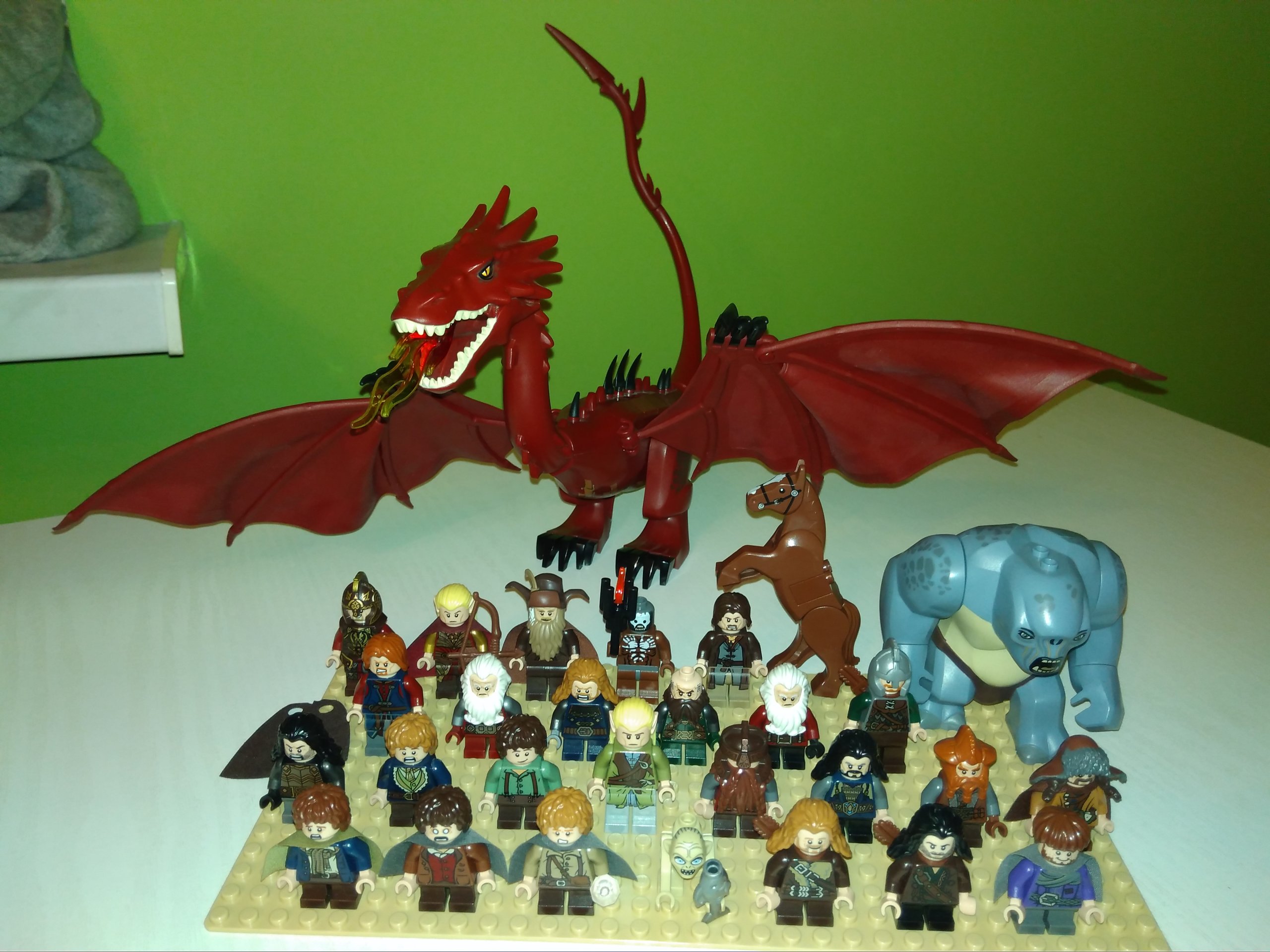 LEGO Władca Pierścieni Hobbit figurki Smaug LOTR - 7070270325 ...