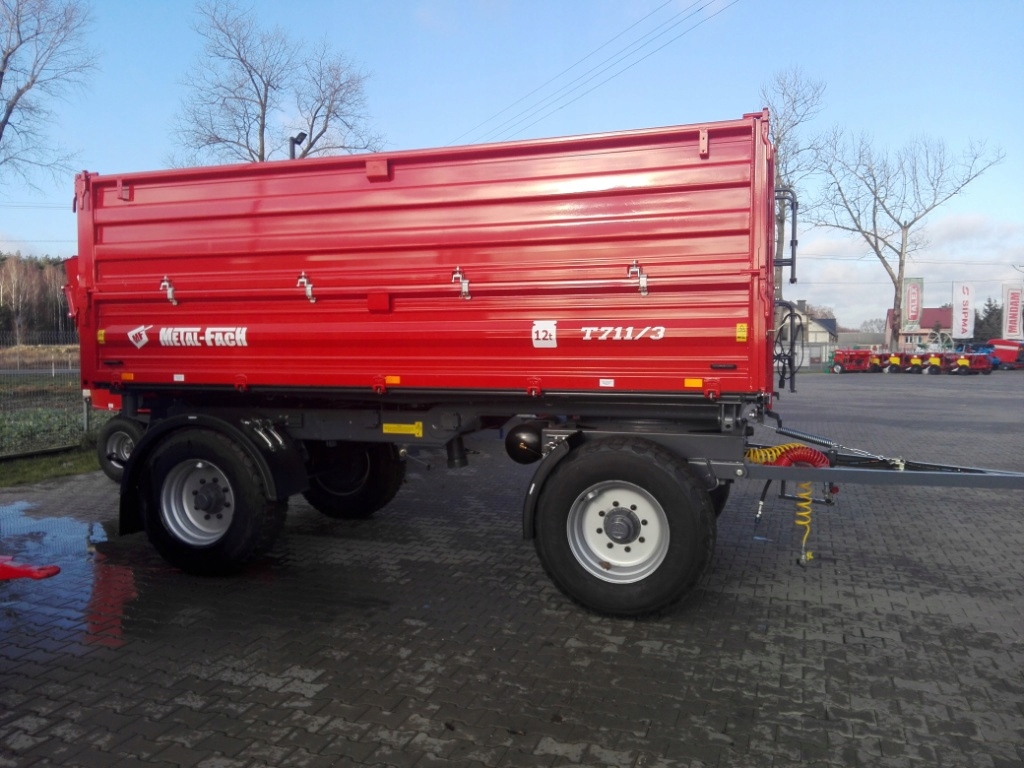 METAL FACH T711/3 12ton przyczepa dwuosiowa - 7696934665 - oficjalne archiwum Allegro