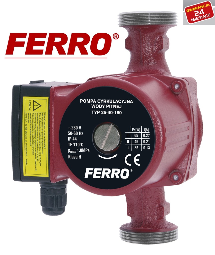 POMPA CO OBIEGOWA CYRKULACYJNA 25/40 USZCZELKI 65W - 7128553018 ...