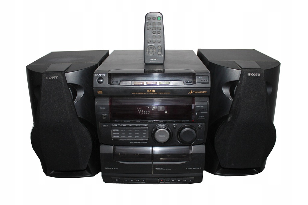 Wieża SONY HCD-RX30 SUPER GŁOŚNA BASS PILOT - 7682643522 - oficjalne ...