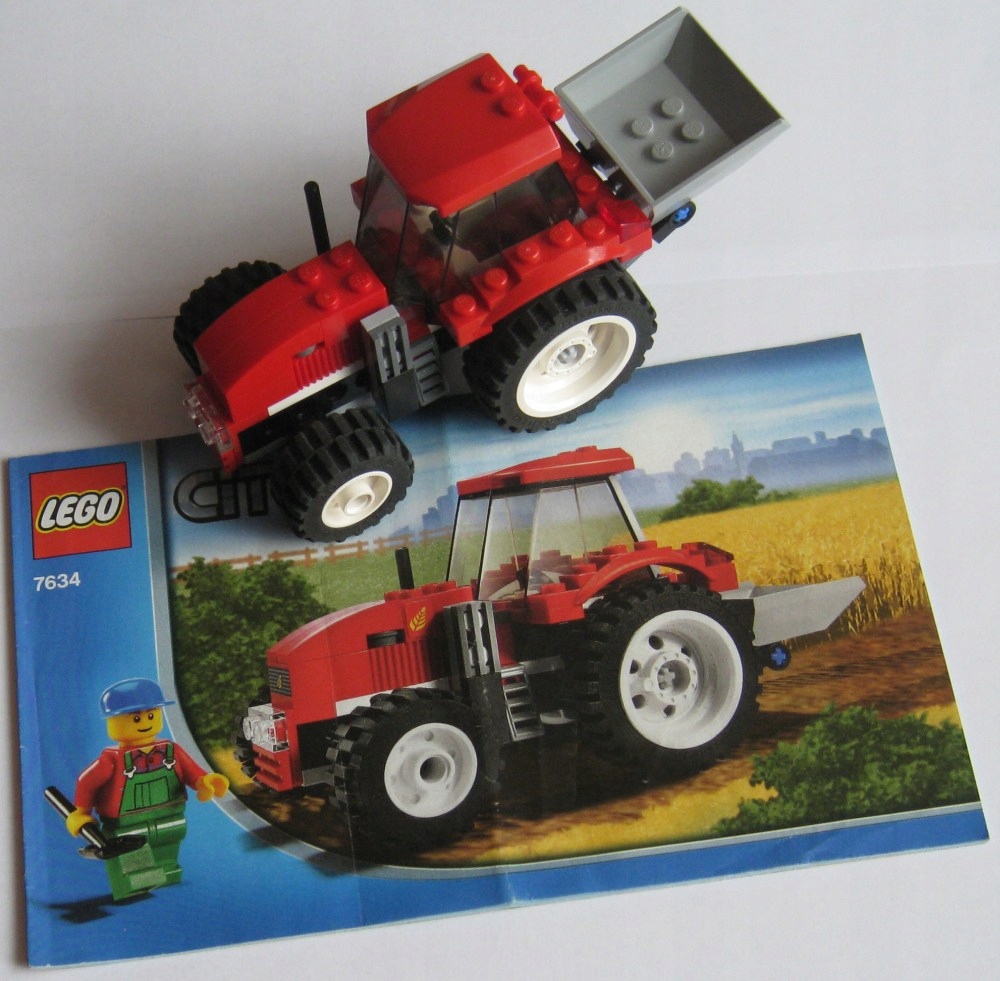 LEGO CITY FARMA TRAKTOR ROLNICZY 7634 + INSTRUKCJA - 7667602342 ...