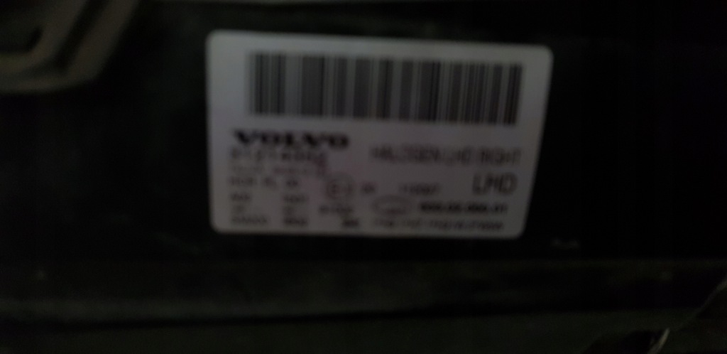 LAMPA LEWA VOLVO V70 S80 LED 31214352 2012 PRAWA - 7590639409 ...