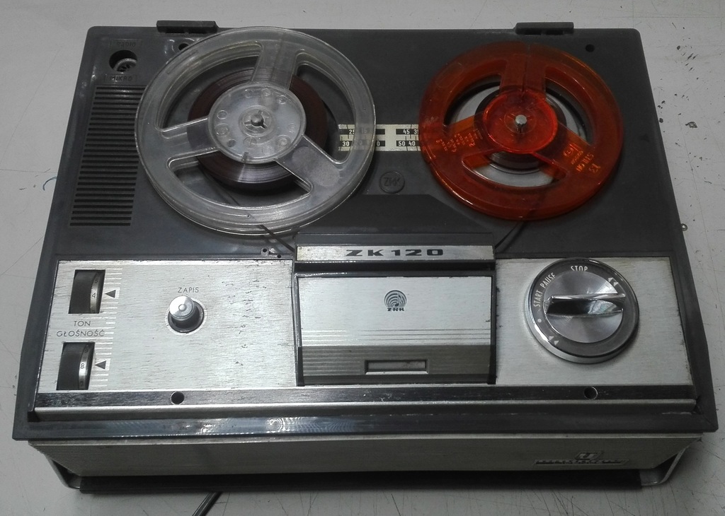 Magnetofon szpulowy UNITRA ZK 120 + taśma - 7270477187 - oficjalne ...