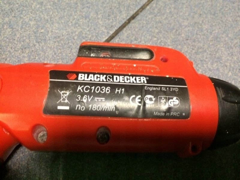 WKRĘTARKA BLACK&DECKER KC1036 H1 + ŁADOWARKA - 7583076541 - oficjalne archiwum Allegro