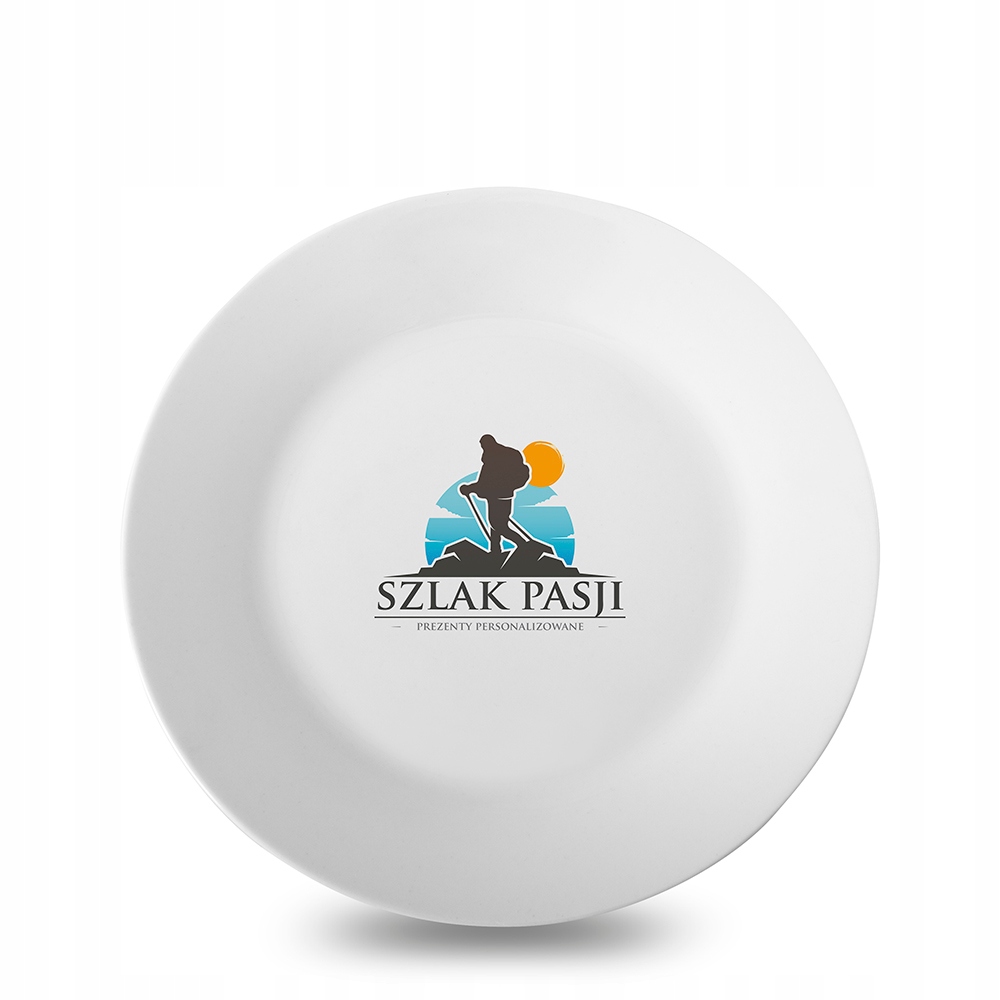Talerz z Nadrukiem Grafiką Napisem LOGO Zdjęciem - 7655345639 ...