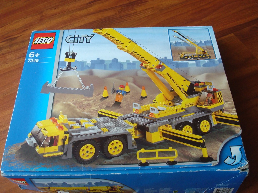 Lego 7249 City XXL Dźwig Żuraw Budowlany - 7078502032 - oficjalne ...