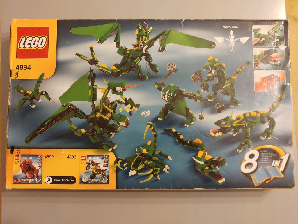 LEGO CREATOR 4894 MYTHICAL CREATURES SMOKI 2006r - 7697651000 ...