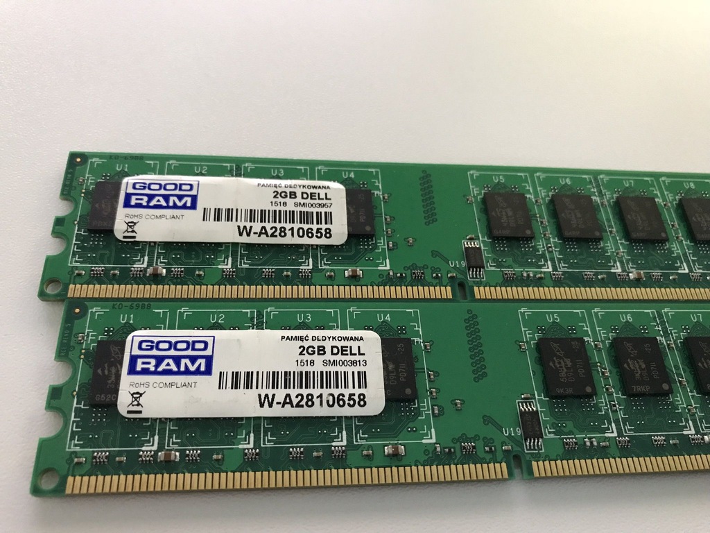 Dell 4GB DDR2 PC2-5300U 2x2GB GoodRam - 7205239057 - oficjalne archiwum ...