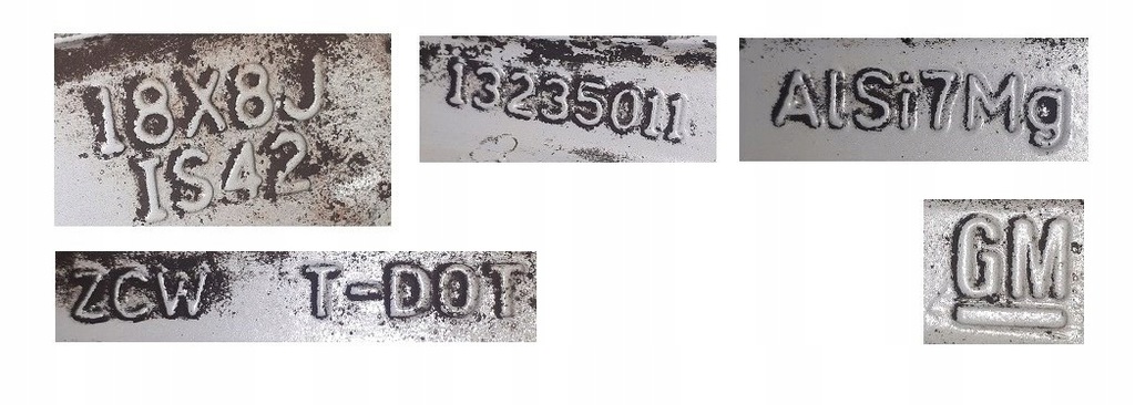 INSIGNIA FELGI ALUMINIOWE 13235011 18" 5X120 - 7558611761 - oficjalne ...