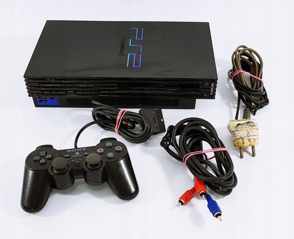 PS2 KONSOLA SONY PLAYSTATION 2 FAT CLASSIC + PAD - 7565348825 ...