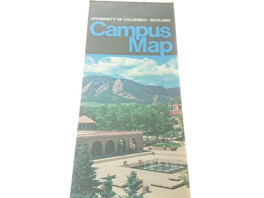 UNIVERSITY OF COLORADO. BOULDER. CAMPUS MAP - 6971772908 - oficjalne ...