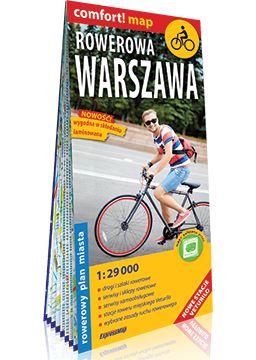 Rowerowa Warszawa mapa laminowana - 7374215450 - oficjalne archiwum Allegro