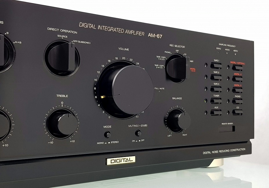 AKAI AM-67 WZMACNIACZ STEREO TOP STAN - POTĘŻNY - 7611015744 ...