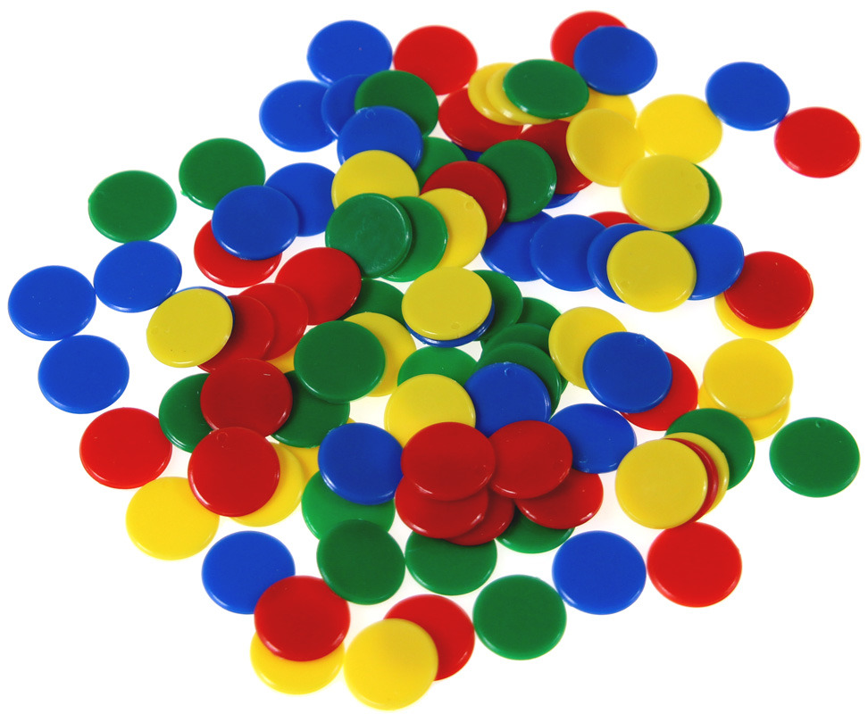 ŻETONY DO GRY w Pokera 100 szt Plastikowe POKER - 6988316547 ...