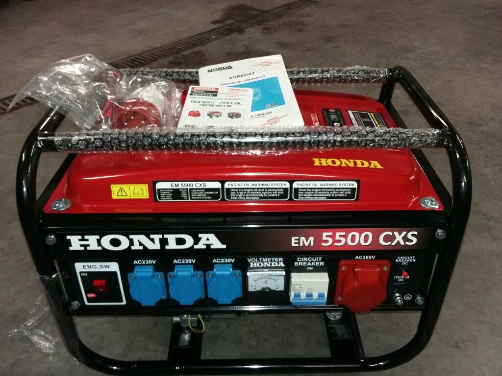 Agregat prądotwórczy HONDA EM 5500 CXS - 7055846535 - oficjalne archiwum Allegro