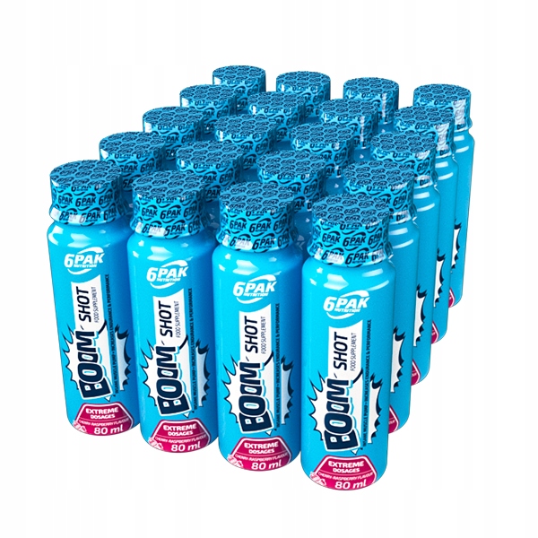 6PAK BOOM SHOT 20x80ML POMPA ARGININA CYTRULINA - 7582587457 ...