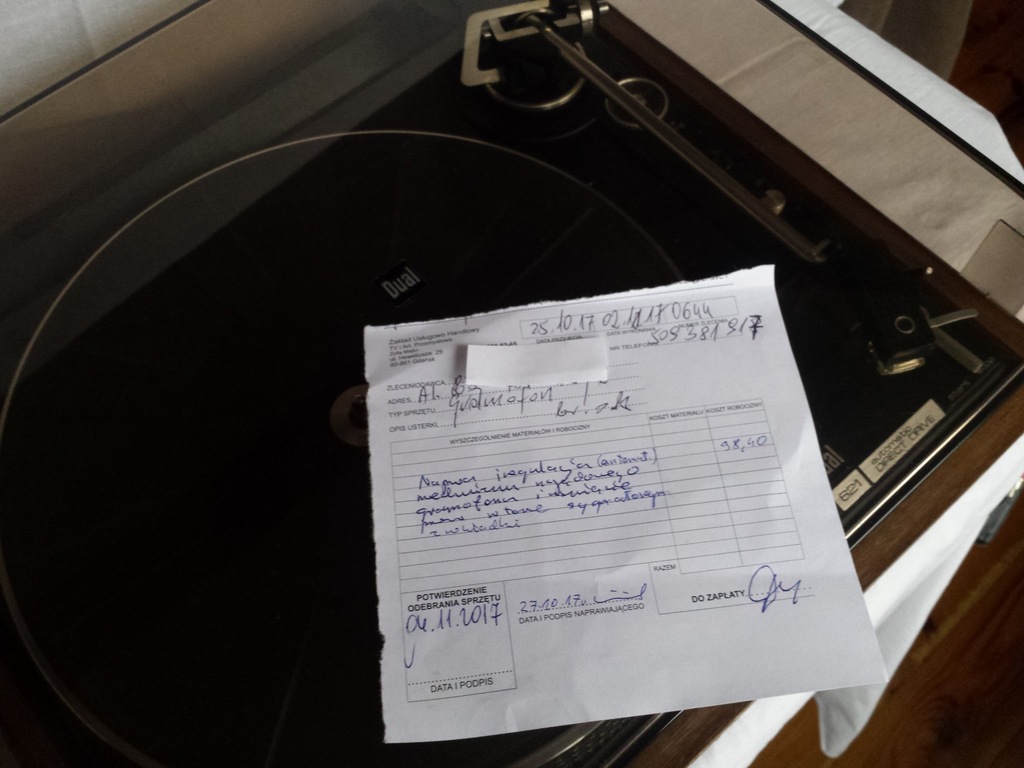 GRAMOFON DUAL CS-621 AUTOMATIC!! - 7085698156 - oficjalne archiwum Allegro