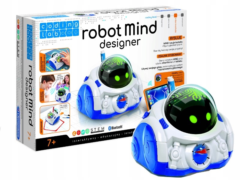 ROBOT CLEMENTONI MIND DESIGNER INTERAKTYWNY rysuje - 7698084357 ...