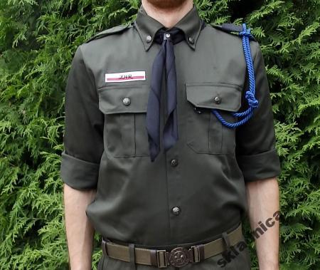 Bluza harcerska ZHR, koszula mundurowa NOWY WZÓR ! - 7717175346 ...
