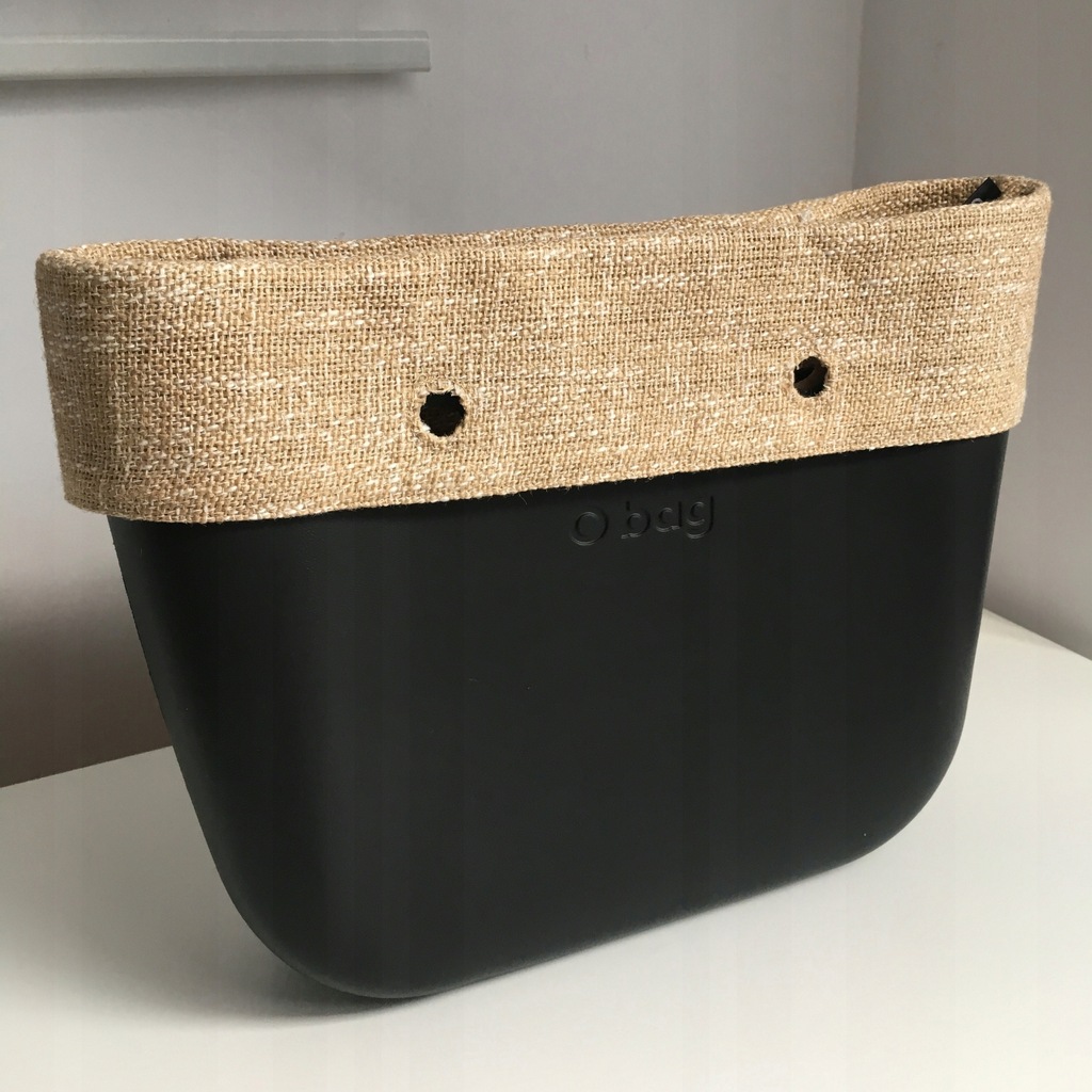 NOWA O bag Obag standard czarna + jutowa opaska - 7502714415 ...