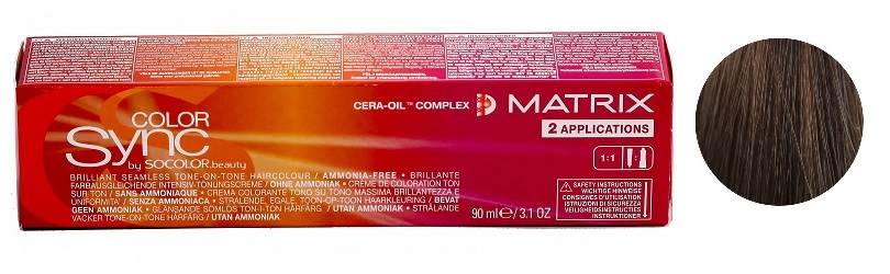 MATRIX COLOR SYNC FARBA DO WŁOSÓW BEZ AMONIAKU 6N - 6743263421 ...
