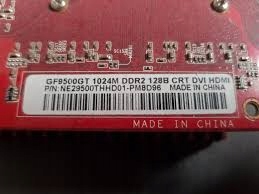 GeForce GF9500GT 1024M DDR2 HDMI/DVI/VGA - 7774303172 - oficjalne ...