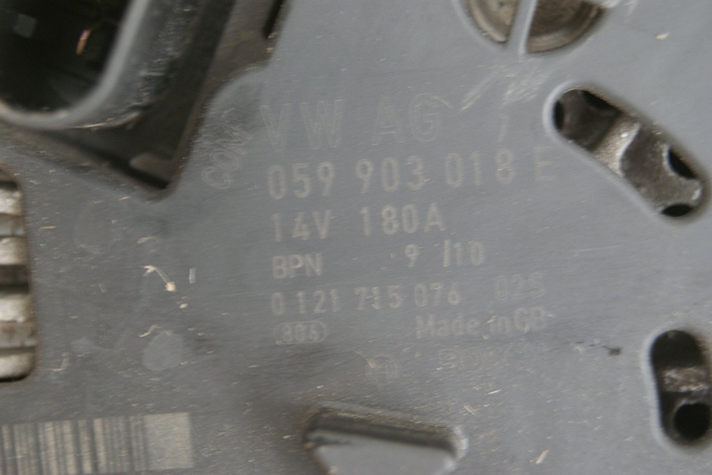 AUDI Q7 4L ALTERNATOR 059903018E - 7340616362 - oficjalne archiwum Allegro