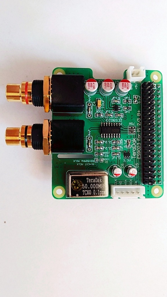 DAC ES9023 dla Raspberry PI 2/3 RCA AUDIO HIFI - 7669260466 - oficjalne ...