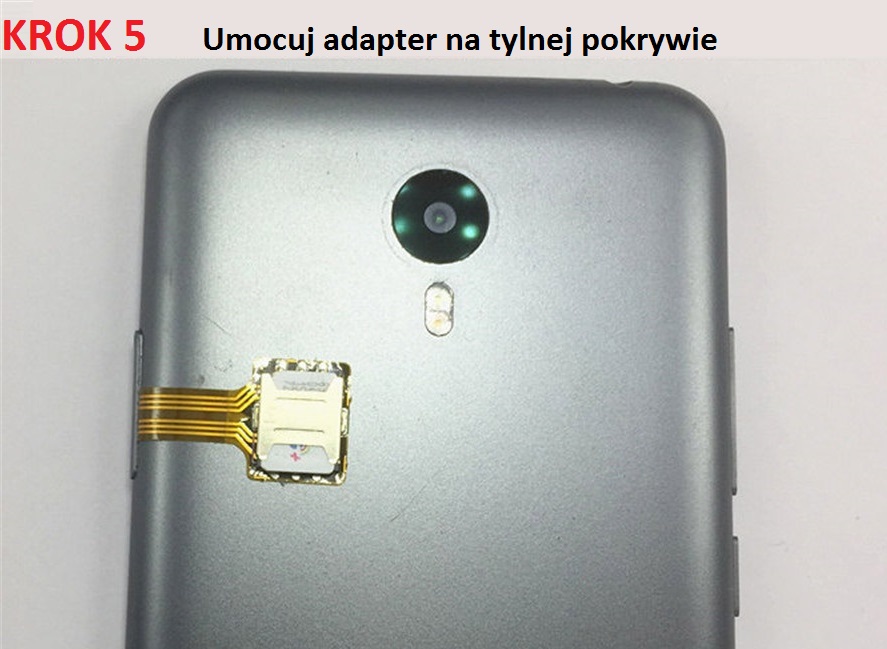 ADAPTER - DWIE KARTY SIM I KARTA SD JEDNOCZEŚNIE - 7711070075 ...