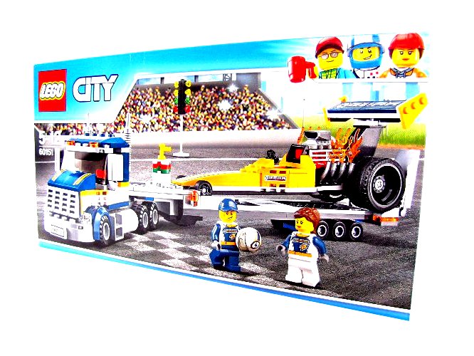 KLOCKI LEGO CITY 333 el. CIĘŻARÓWKA dragster+2 fig - 7071010501 ...