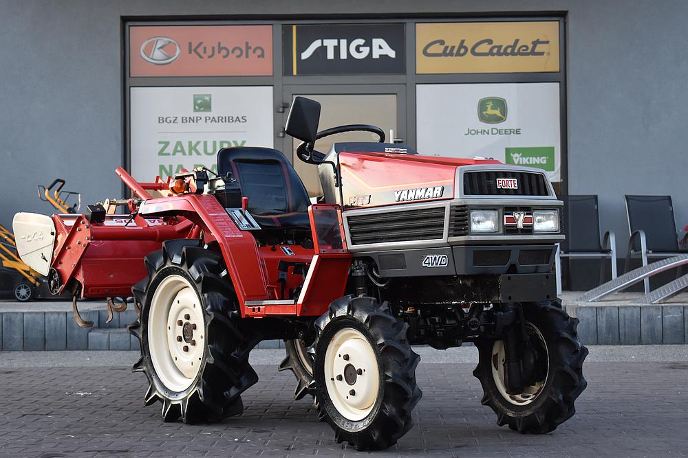 Mini traktor ogrodniczy YANMAR F155+glebogryzarka - 7759889149 - oficjalne archiwum Allegro