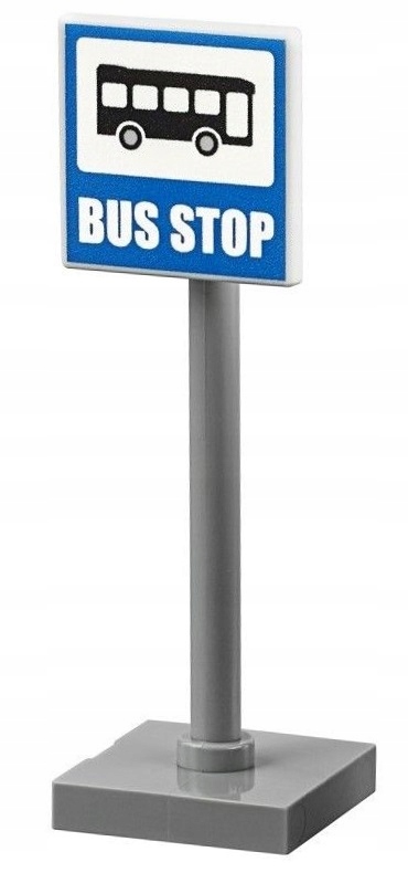 LEGO CITY AKCESORIA ZNAK DROGOWY BUS STOP - 7541572779 - oficjalne ...