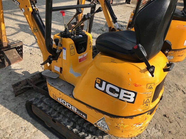 Minikoparka mikrokoparka JCB 8008 2014r 1219 mtg - 7483418734 - oficjalne archiwum Allegro