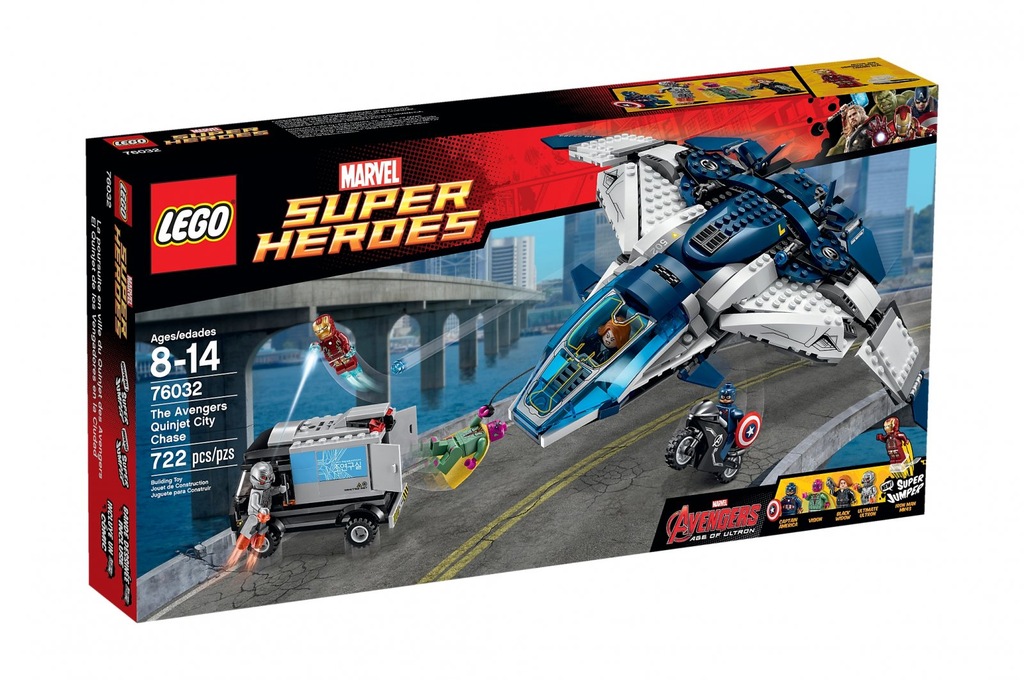 LEGO 76032 SUPER HEROES POŚCIG AVENGERSÓW AVENGERS - 7384698827 ...