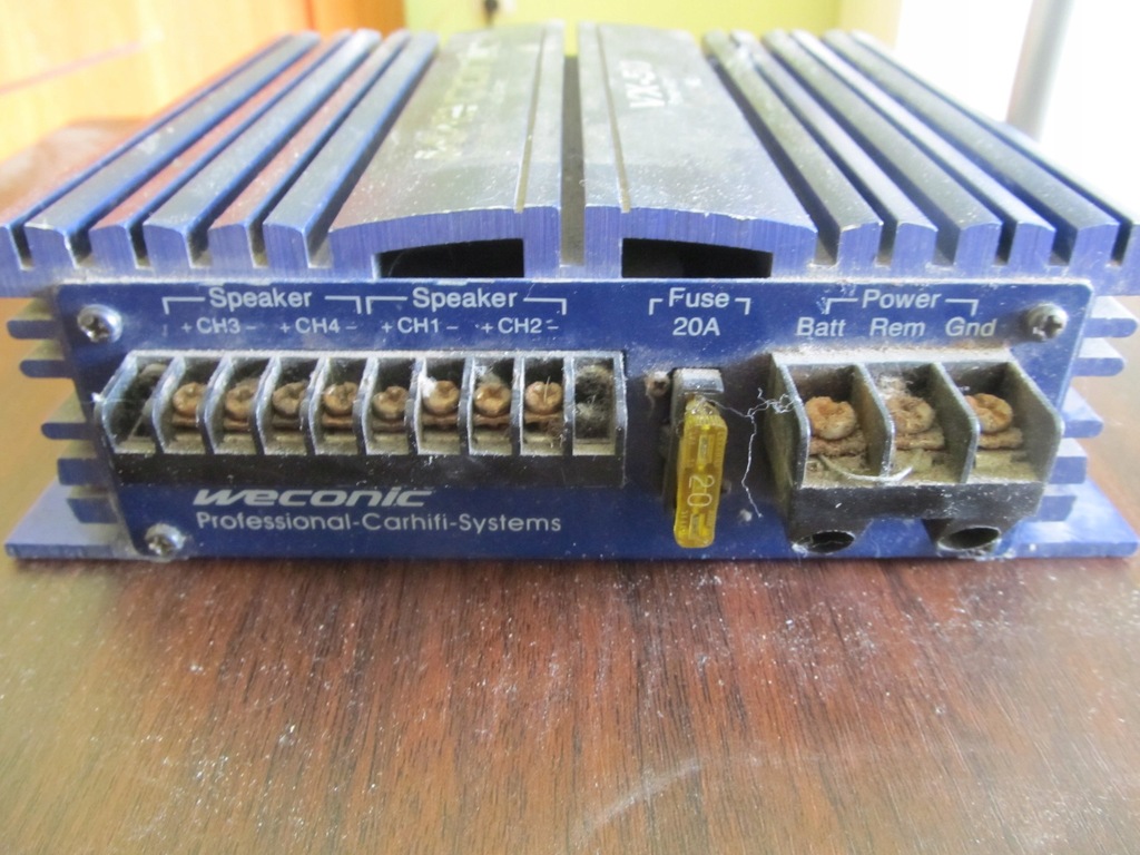 WZMACNIACZ SAMOCHODOWY WECONIC VX-50 4x50W - 7419526572 - oficjalne archiwum Allegro