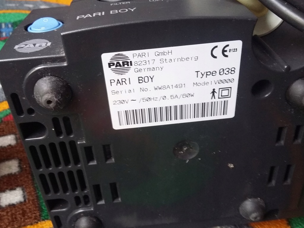 INHALATOR NEBULIZATOR PARI BOY TYP 038 TANIO - 7762275599 - oficjalne ...