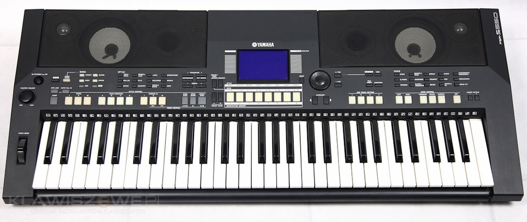 YAMAHA PSR-S550 CZARNA + POKROWIEC - GWARANCJA - - 7549699804 ...
