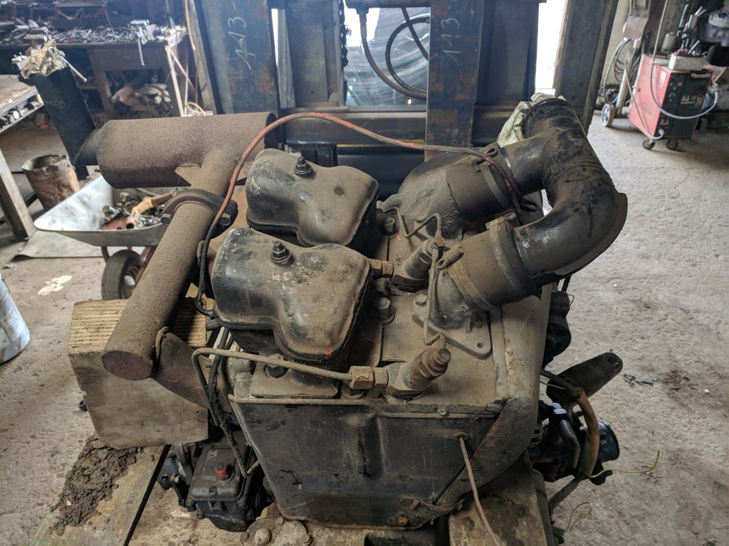 Silnik Robur,IFA 2 cylindry - 7424080346 - oficjalne archiwum Allegro