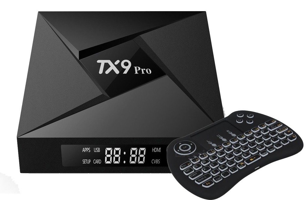 TV Box TX9 Pro 4K3/32G S912 ANDROID 7.1+Klawiatura - 7062248054 ...